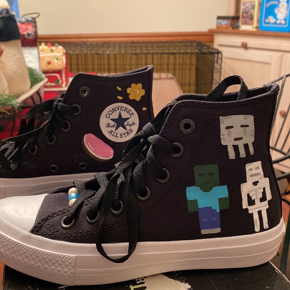 Converse | Shoes | Minecraft Themed Converse | Poshmark
